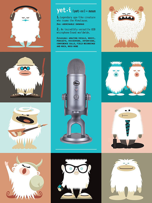 Blue Yeti Cool Grey USB микрофон купить в Москве в интернет-магазине Kombik