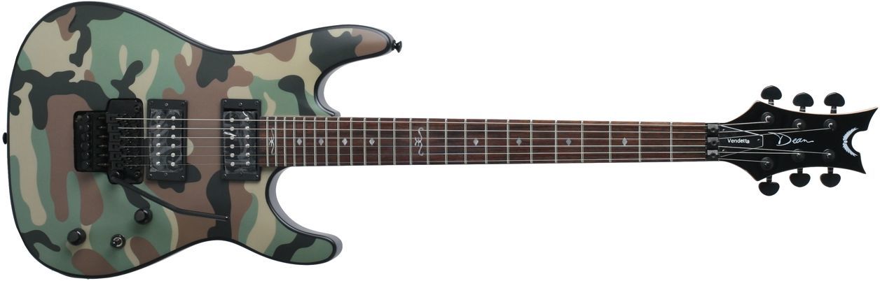 Dean Vendetta 2.0 Floyd Camo Jungle Camo электрогитара купить в Москве ...