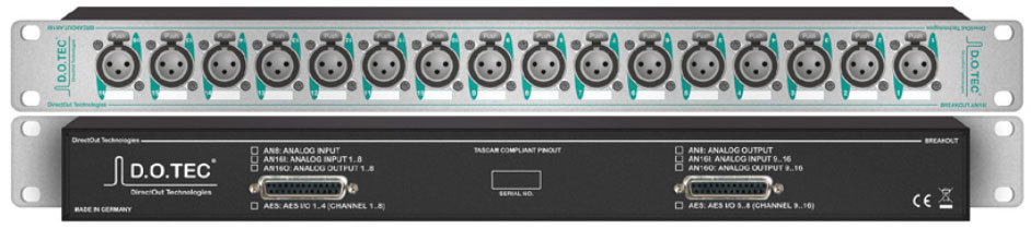 DirectOut BREAKOUT.AN16I патч панель купить в Москве в интернет-магазине Kombik