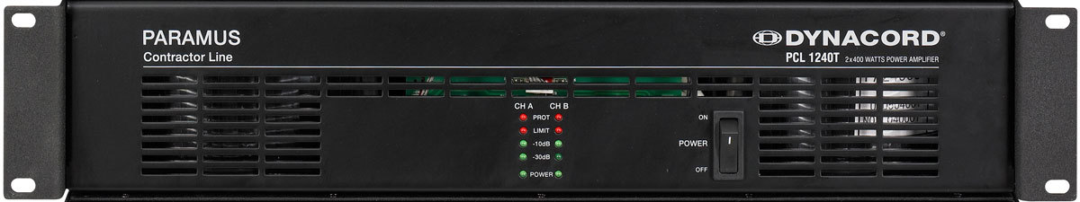Dynacord PCL 1240T усилитель мощности, 2x400 Вт, 100V купить в Москве в ...