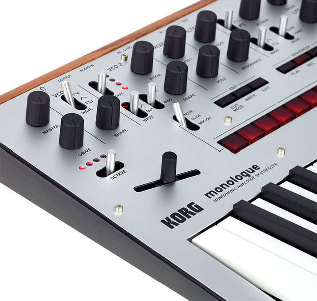 Korg Monologue Silver аналоговый синтезатор, 25 клавиш купить в Москве ...