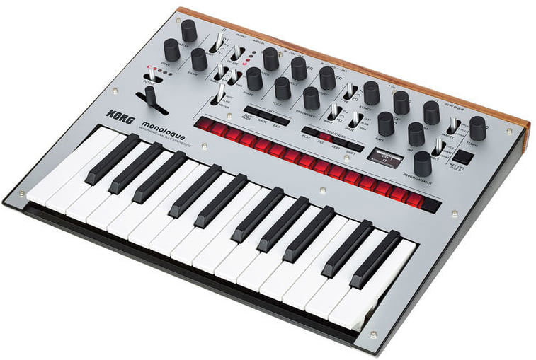 Korg Monologue Silver аналоговый синтезатор, 25 клавиш купить в Москве ...