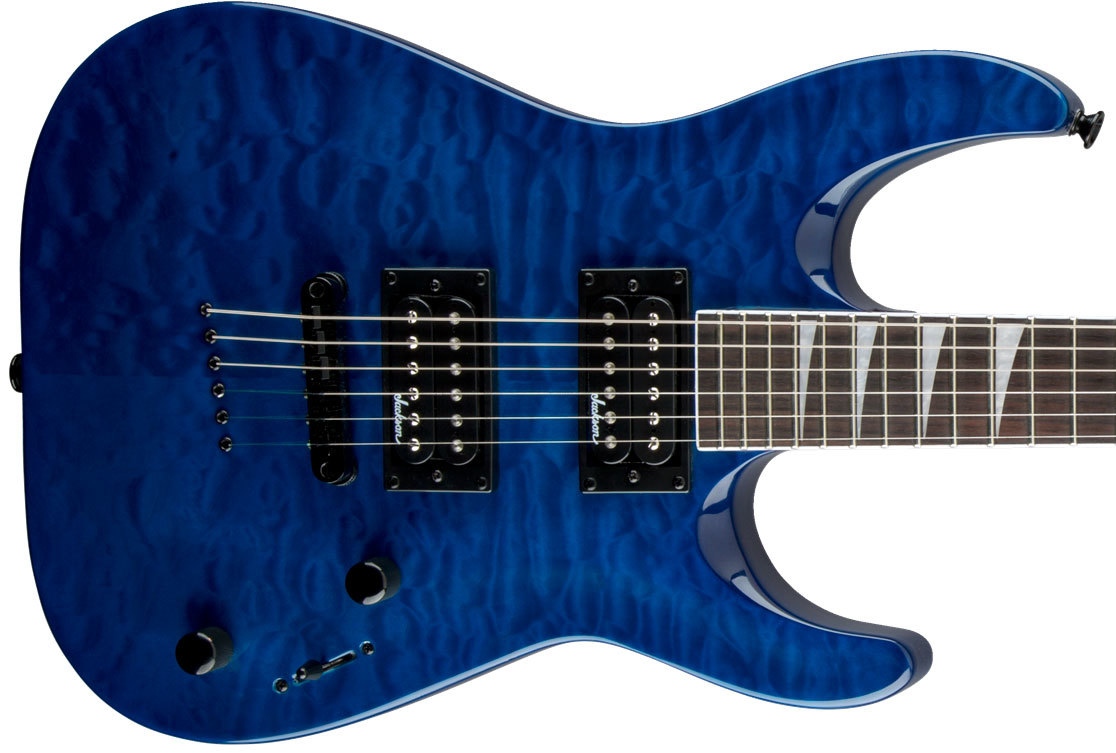 Jackson JS32TQ Dinky Transparent Blue электрогитара купить в Москве в ...