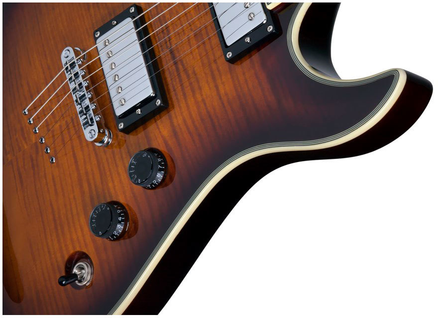 Schecter Avenger Custom TSB электрогитара купить в Москве в интернет ...