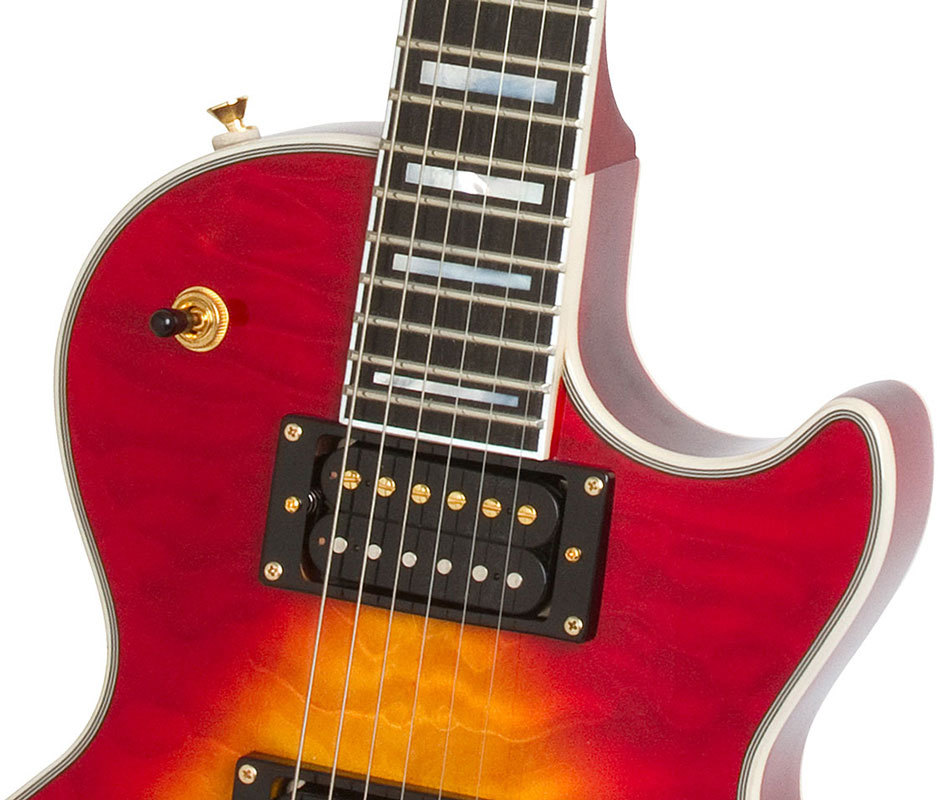 Epiphone Prophecy Les Paul Custom Plus GX Heritage Cherry Sunburst ...