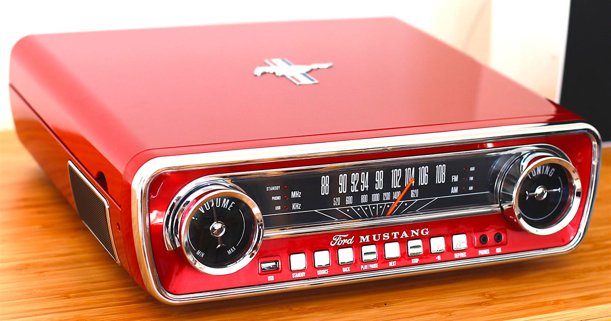 Ion Audio Mustang LP Red проигрыватель винила купить в Москве в ...