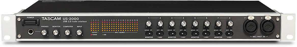Tascam US-2000 USB звуковая карта купить в Москве в интернет-магазине ...