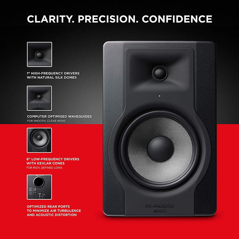 M-Audio BX8 D3 Pair студийные мониторы купить в Москве в интернет ...