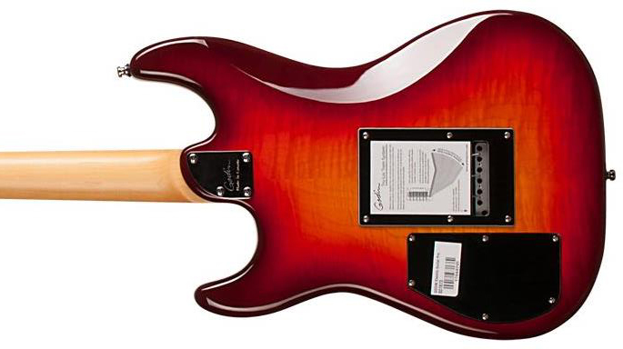Godin Progression Plus Cherry Burst Flame MN электрогитара купить в ...