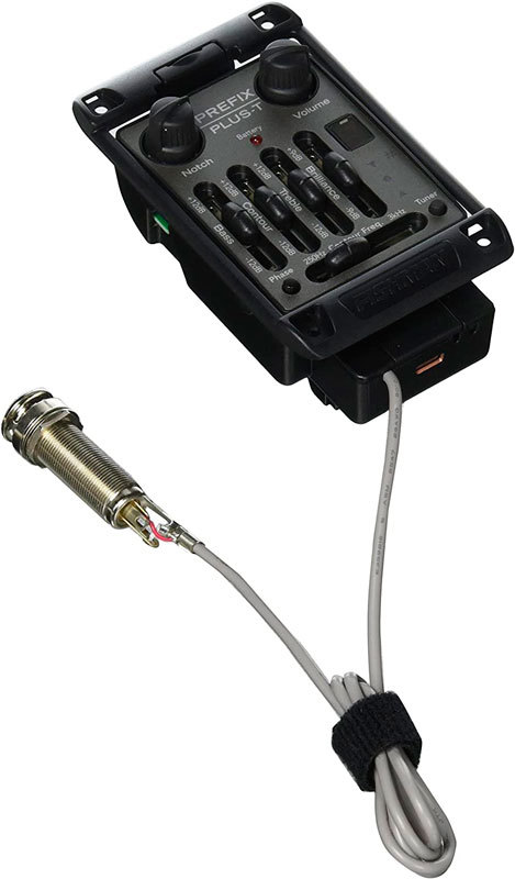 Fishman Prefix Plus-T PRO-MAN-PT4 пьезо звукосниматель для акустической ...